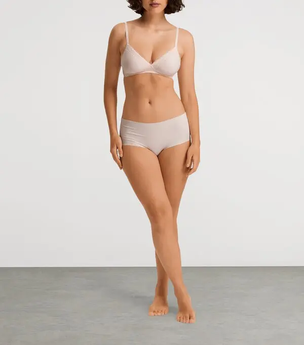 Hanro Invisible Cotton Maxi Briefs - Nude