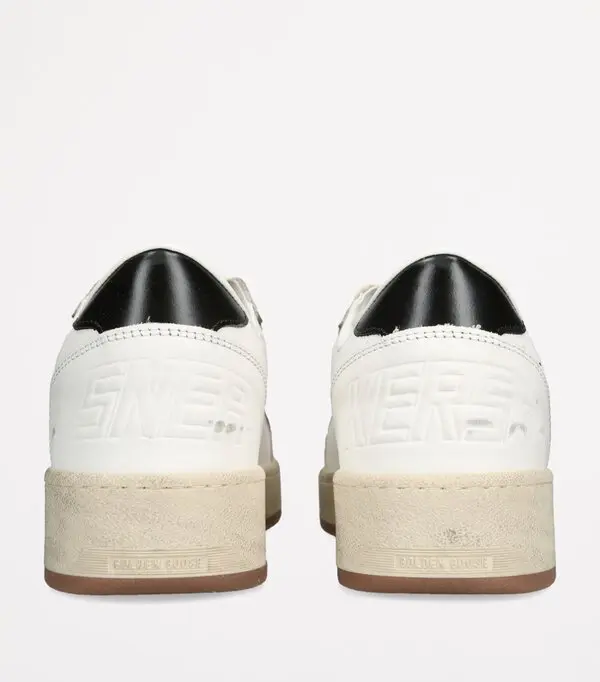 GOLDEN GOOSE Leather Ball Star 2 Sneakers - White