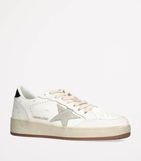 GOLDEN GOOSE Leather Ball Star 2 Sneakers - White