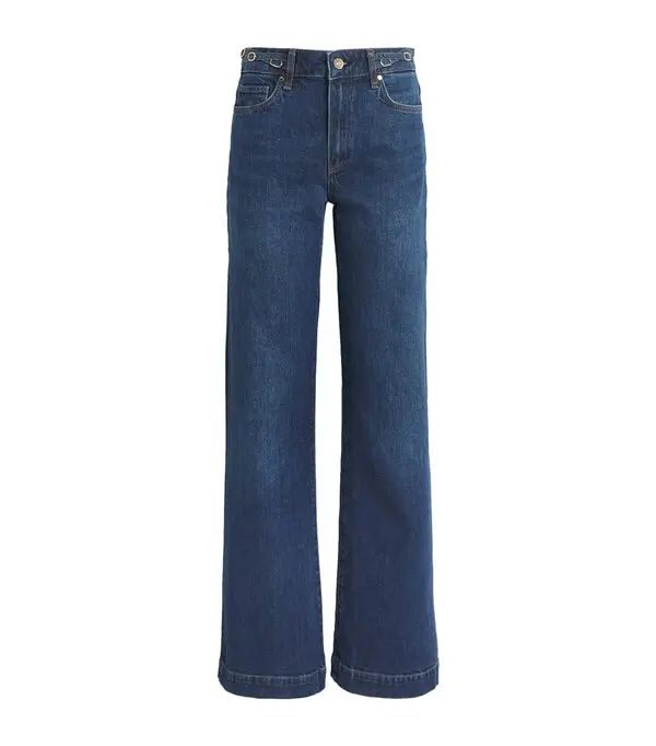 Paige Leenah Wide-leg Jeans - Blue