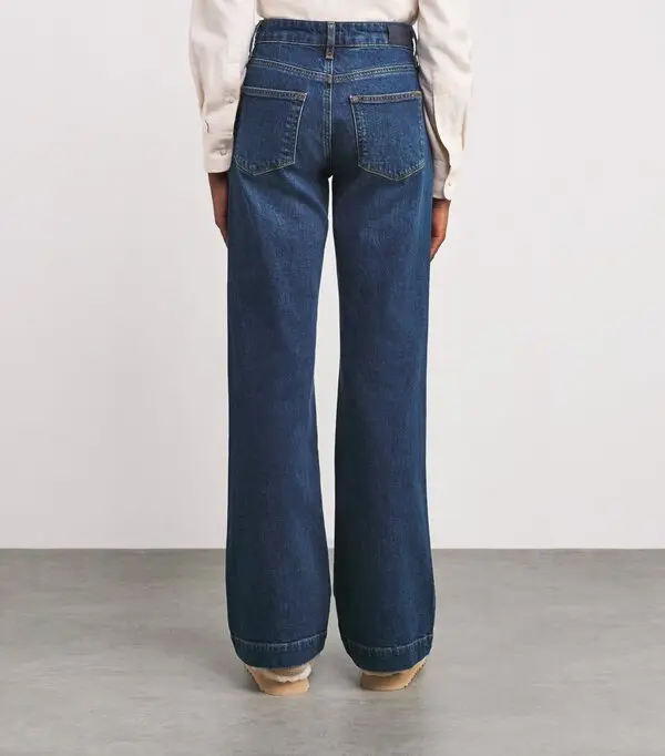 Paige Leenah Wide-leg Jeans - Blue