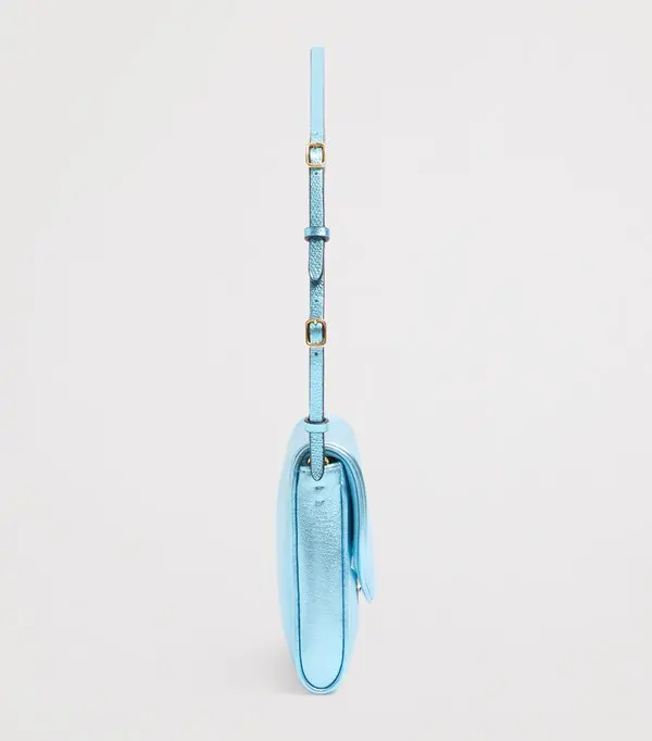 Valentino Garavani Small Leather Shoulder Bag - Blue