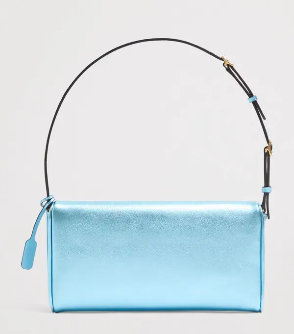Valentino Garavani Small Leather Shoulder Bag - Blue