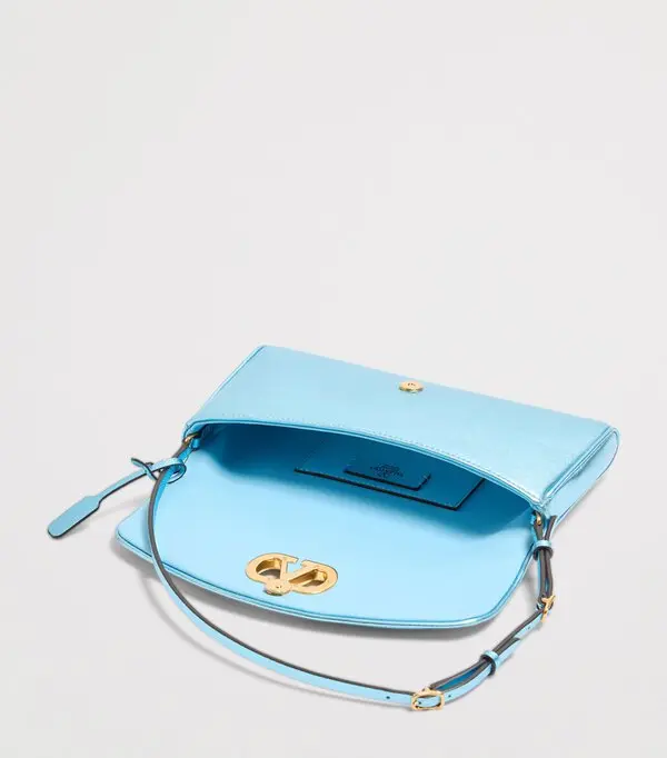 Valentino Garavani Small Leather Shoulder Bag - Blue