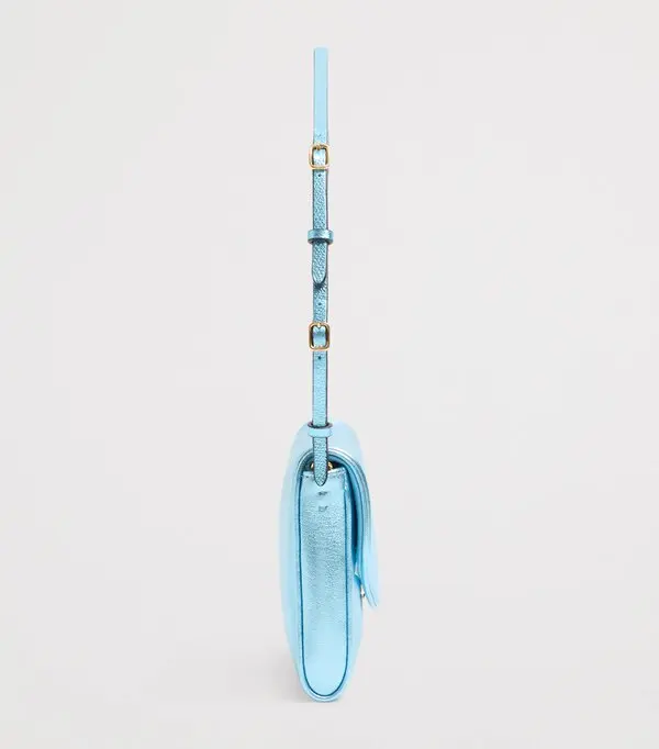 Valentino Garavani Small Leather Shoulder Bag - Blue