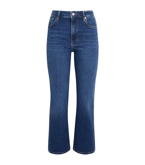 FRAME The Reboot Crop Bootcut Jeans - Blue