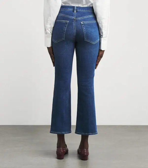FRAME The Reboot Crop Bootcut Jeans - Blue