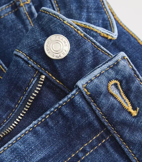 FRAME The Reboot Crop Bootcut Jeans - Blue