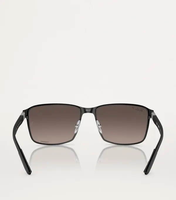 Ray-ban Rb3721ch Chromance Sunglasses - Black