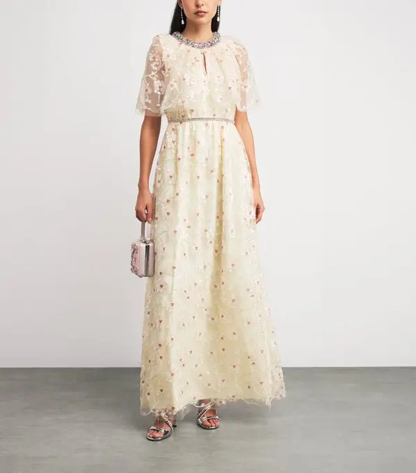 slim fit dress slacks Olive Metallic Floral Jacquard Overlay Maternity Maxi Dress – PinkBlush main image 1