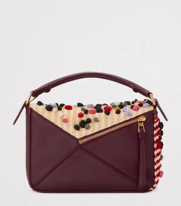Loewe X Albers Puzzle Top Handle Bag