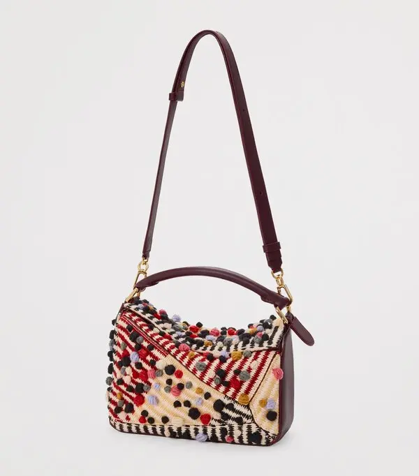 Loewe X Albers Puzzle Top Handle Bag
