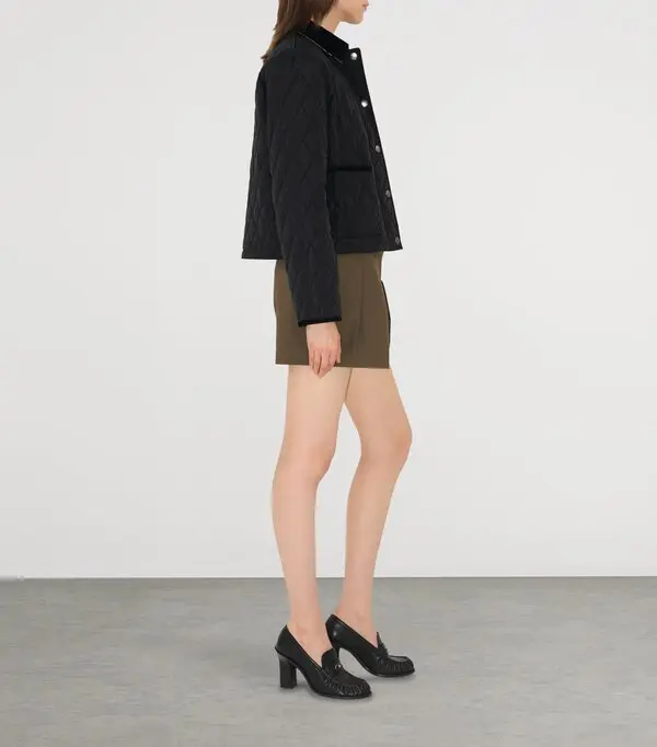 Burberry Quilted Field Jacket - Black