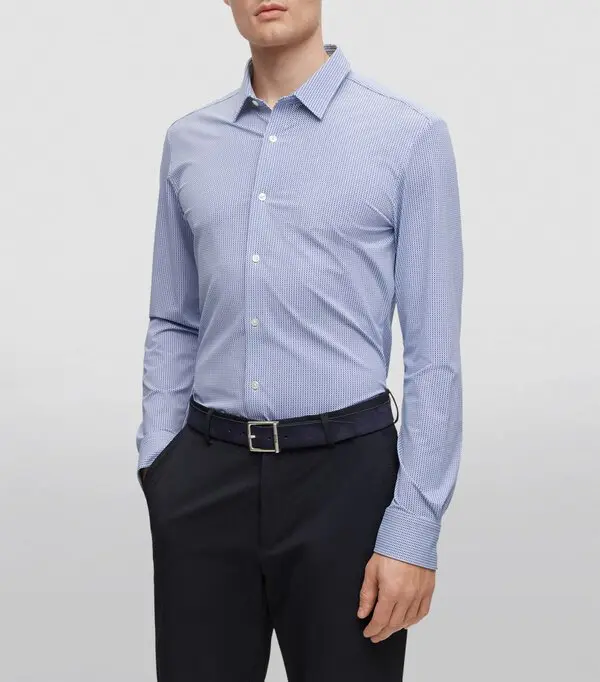 BOSS Performance-stretch Jersey Printed Shirt