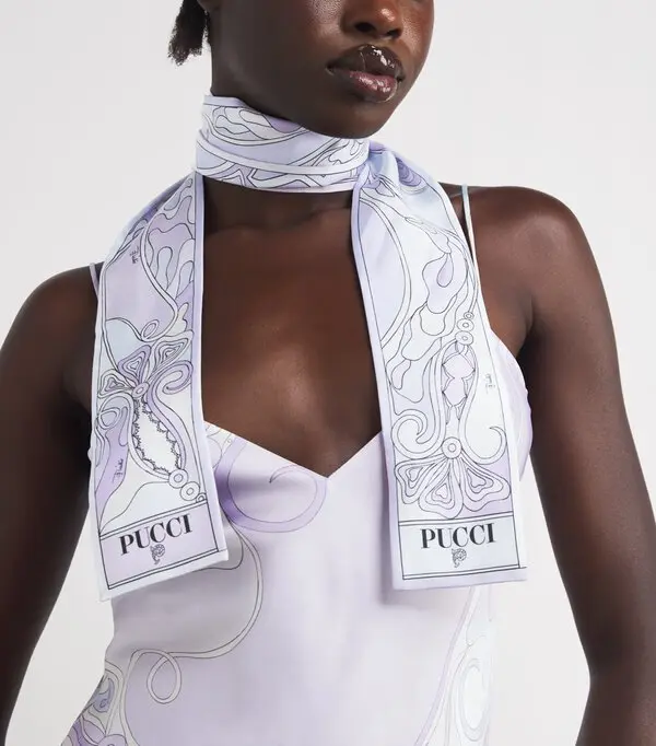 Emilio Pucci Silk Printed Scarf