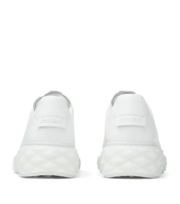JIMMY CHOO Diamond Light Maxi Leather Sneakers