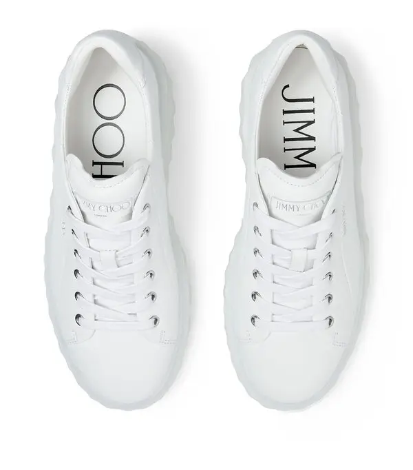 JIMMY CHOO Diamond Light Maxi Leather Sneakers