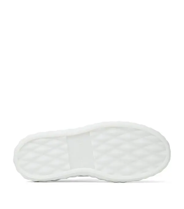 JIMMY CHOO Diamond Light Maxi Leather Sneakers