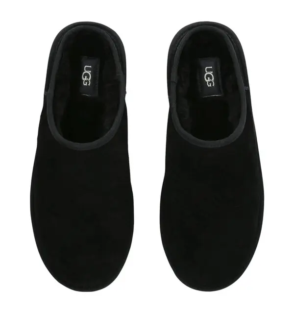 UGG Classic Suede Slippers - Black