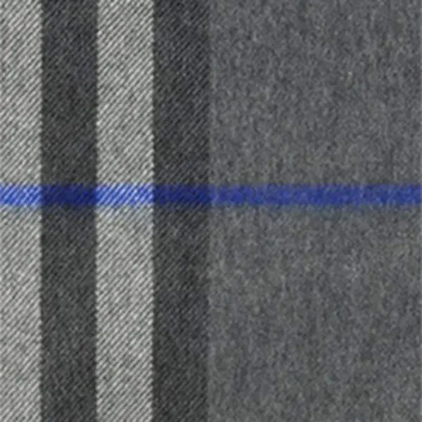 Burberry Cashmere Check Scarf - Grey