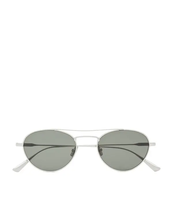 Saint Laurent Metal Sl 850 Sunglasses - Metallic