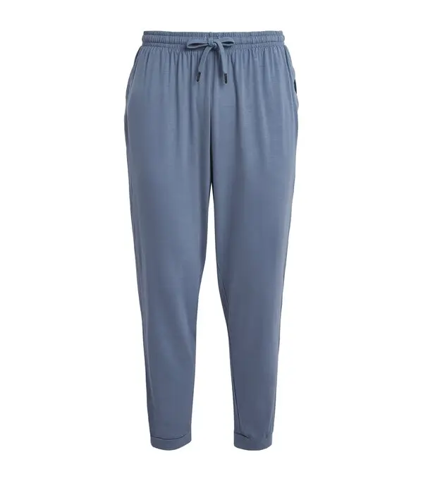 Derek Rose Basel Lounge Trousers - Blue