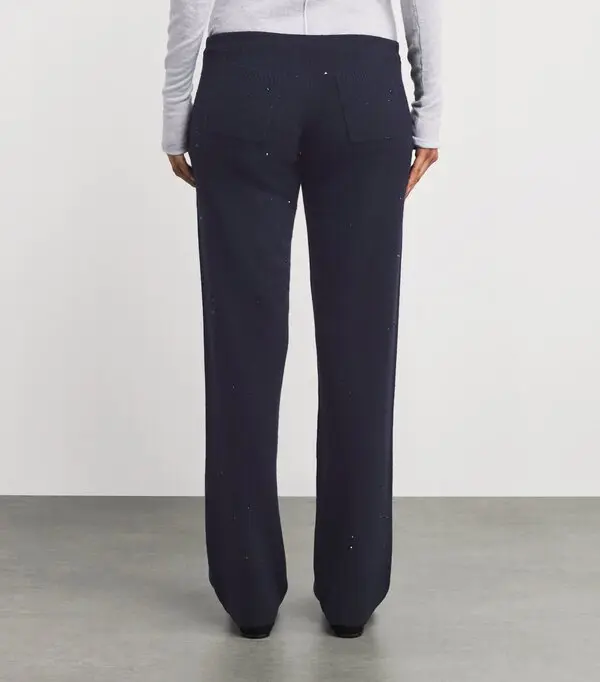 WILLIAM SHARP Cashmere Crystal-embellished Sweatpants