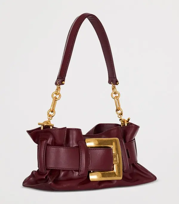 Balmain Mini Leather Anthem Shoulder Bag