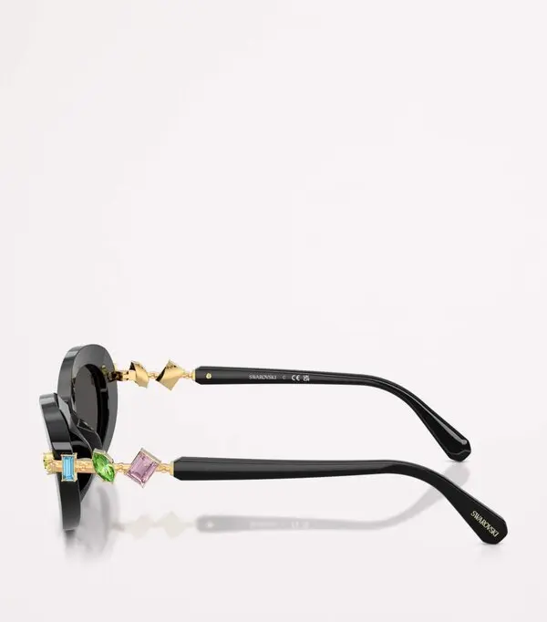 SWAROVSKI Acetate Oval Sunglasses