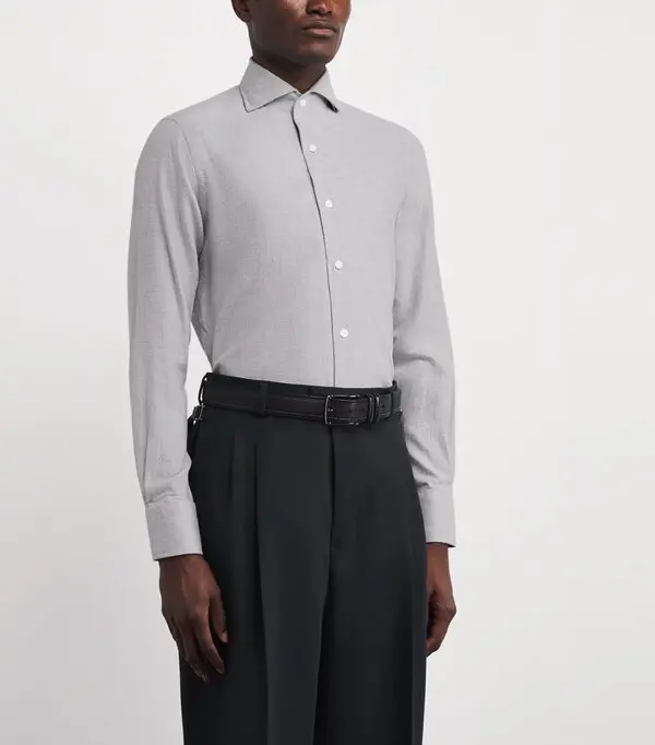 100HANDS Cotton-cashmere Shirt