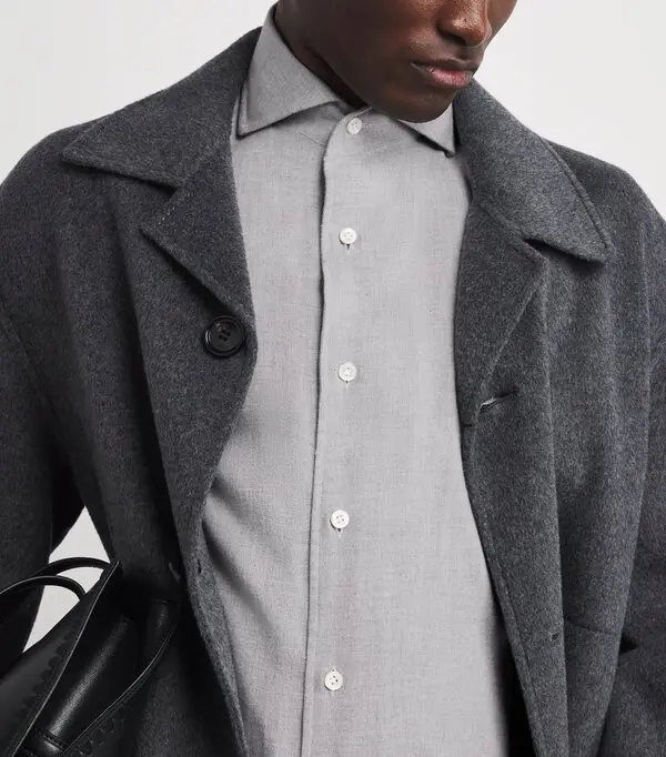 100HANDS Cotton-cashmere Shirt