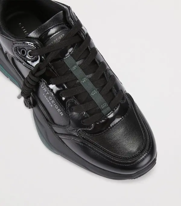 Kurt Geiger Leather Royston Sneakers - Black