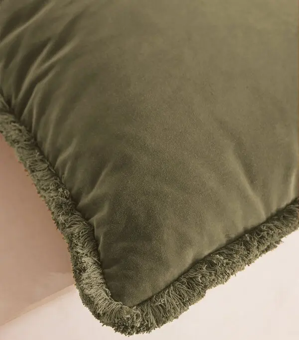SOHO HOME Velvet Margeaux Cushion