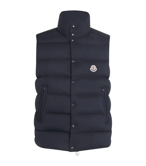 Moncler Padded Down Gilet - Blue