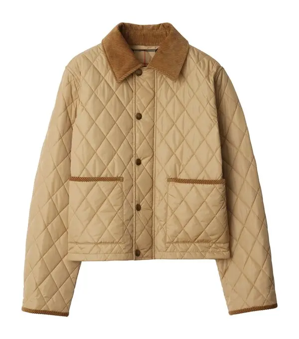 Burberry Quilted Field Jacket - Beige