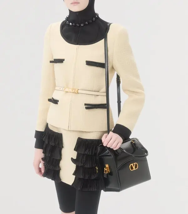 Valentino Garavani Virgin Wool-blend Jacket - Beige