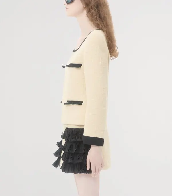 Valentino Garavani Virgin Wool-blend Jacket - Beige