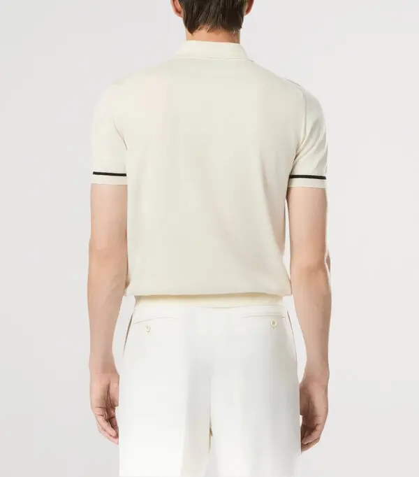 TOM FORD Cashmere-silk Polo Shirt - White