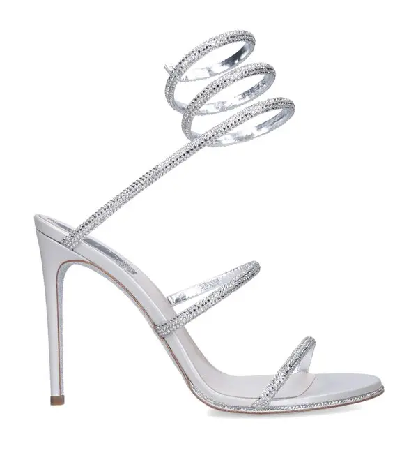 Rene Caovilla Embellished Cleo Sandals - Silver