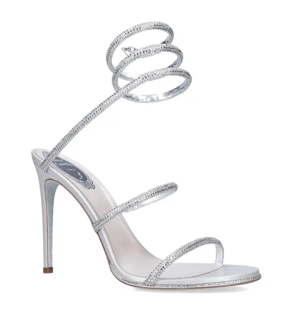 Rene Caovilla Embellished Cleo Sandals - Silver