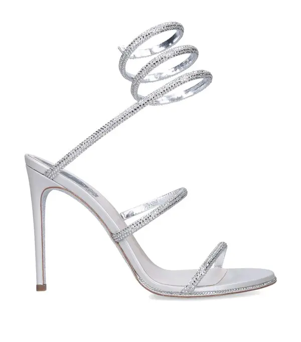 Rene Caovilla Embellished Cleo Sandals - Silver