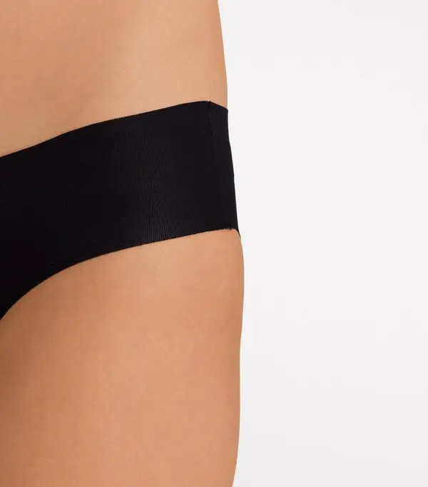 Hanro Invisible Cotton Midi Briefs - Black