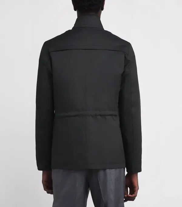 Pal Zileri Cotton-blend Field Jacket - Black
