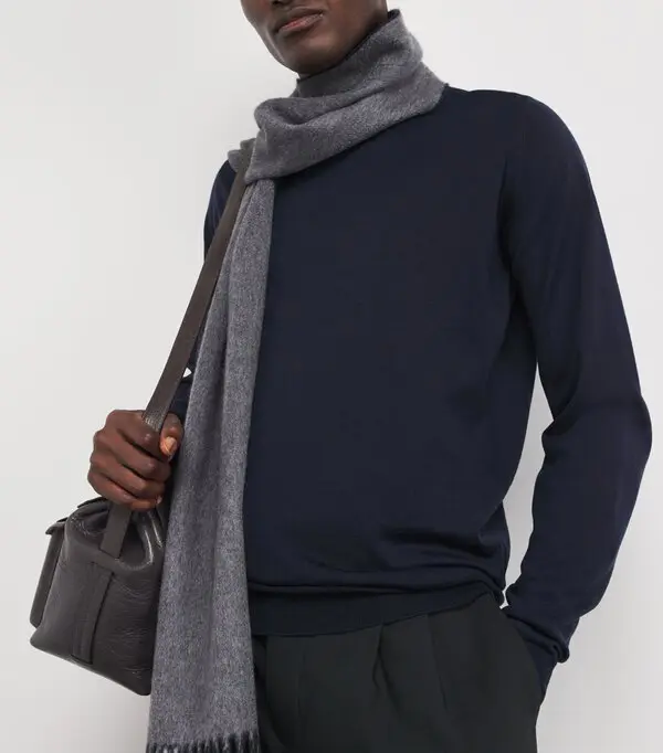 John Smedley Merino Wool Harcourt Sweater - Navy