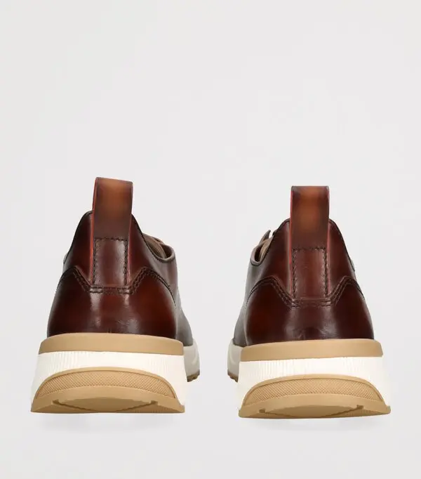 Santoni Leather Innova Sneakers