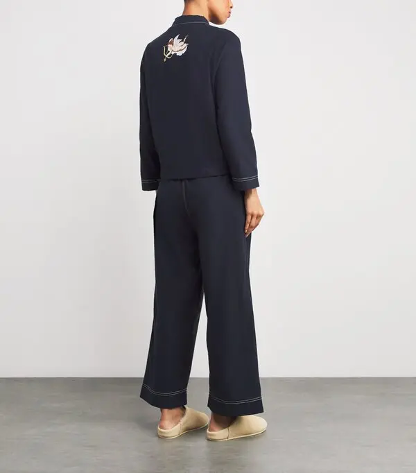 Desmond & Dempsey Cotton Primavera Pyjama Set