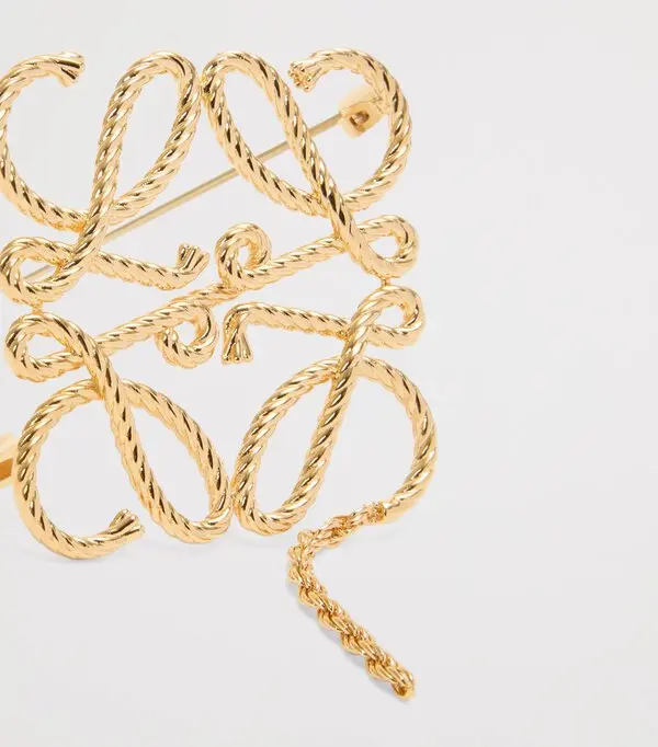 Loewe Anagram Rope Brooch