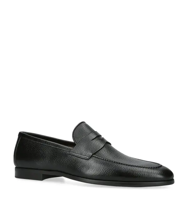 Magnanni Leather Diezma Ii Loafers