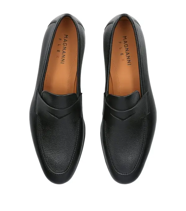 Magnanni Leather Diezma Ii Loafers