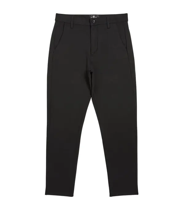 7 For All Mankind Double-knit Travel Chinos - Black
